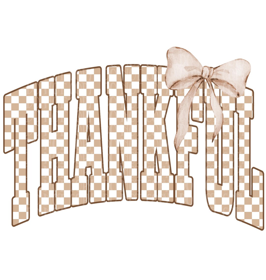 Watercolor Thankful Pumpkin Bow PNG, Fall Digital Download - Etsy