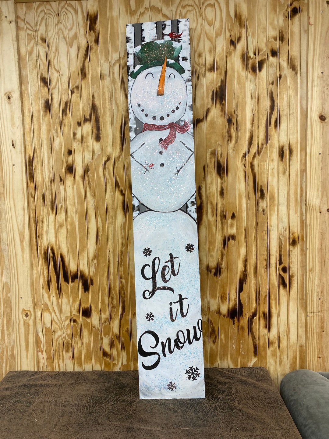 Snowman Porch Leaner - Etsy