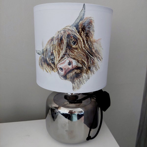Highland Cow Table Lamps - Etsy