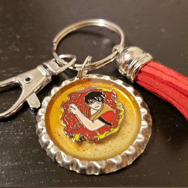 Bottlecap Keychain - Etsy