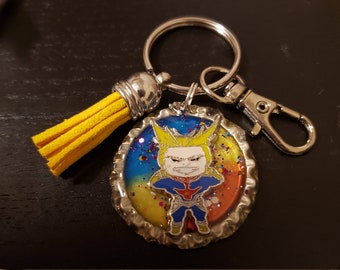 All Might Keychain - Etsy