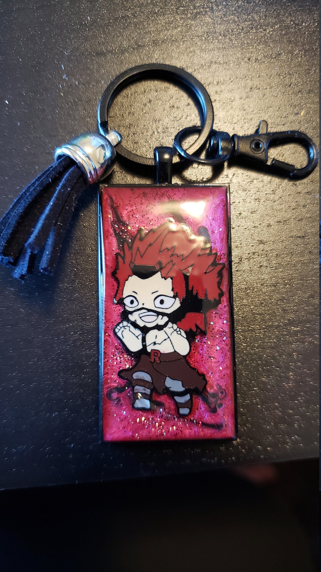Manly Anime Character Keychain - Etsy