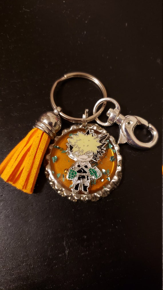 Bakugo Bottlecap Keychain | Etsy