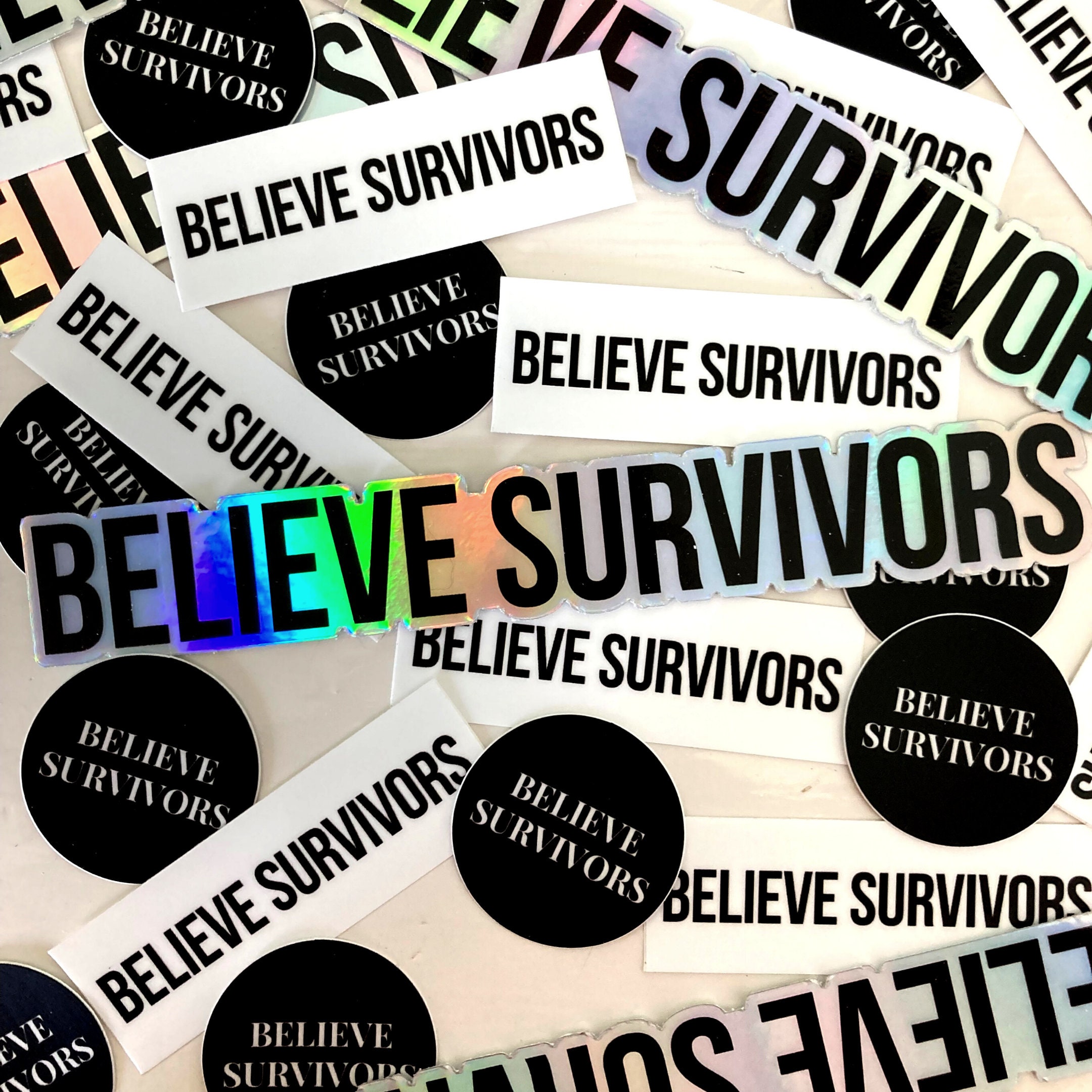 BELIEVE SURVIVORS Stickers - Etsy