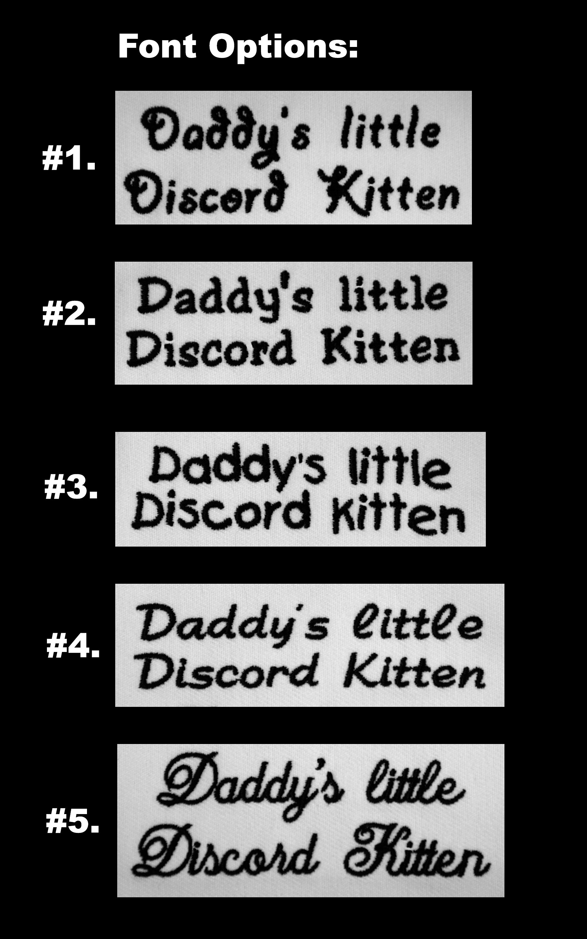 Daddy's Little Discord Kitten Hat - Etsy