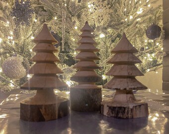 Wooden Hand Turned Trees - Etsy