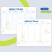 Kids Weekly Planner Printable, Homeschool Teen Schedule, Digital Weekly ...