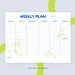 Kids Weekly Planner Printable, Homeschool Teen Schedule, Digital Weekly ...