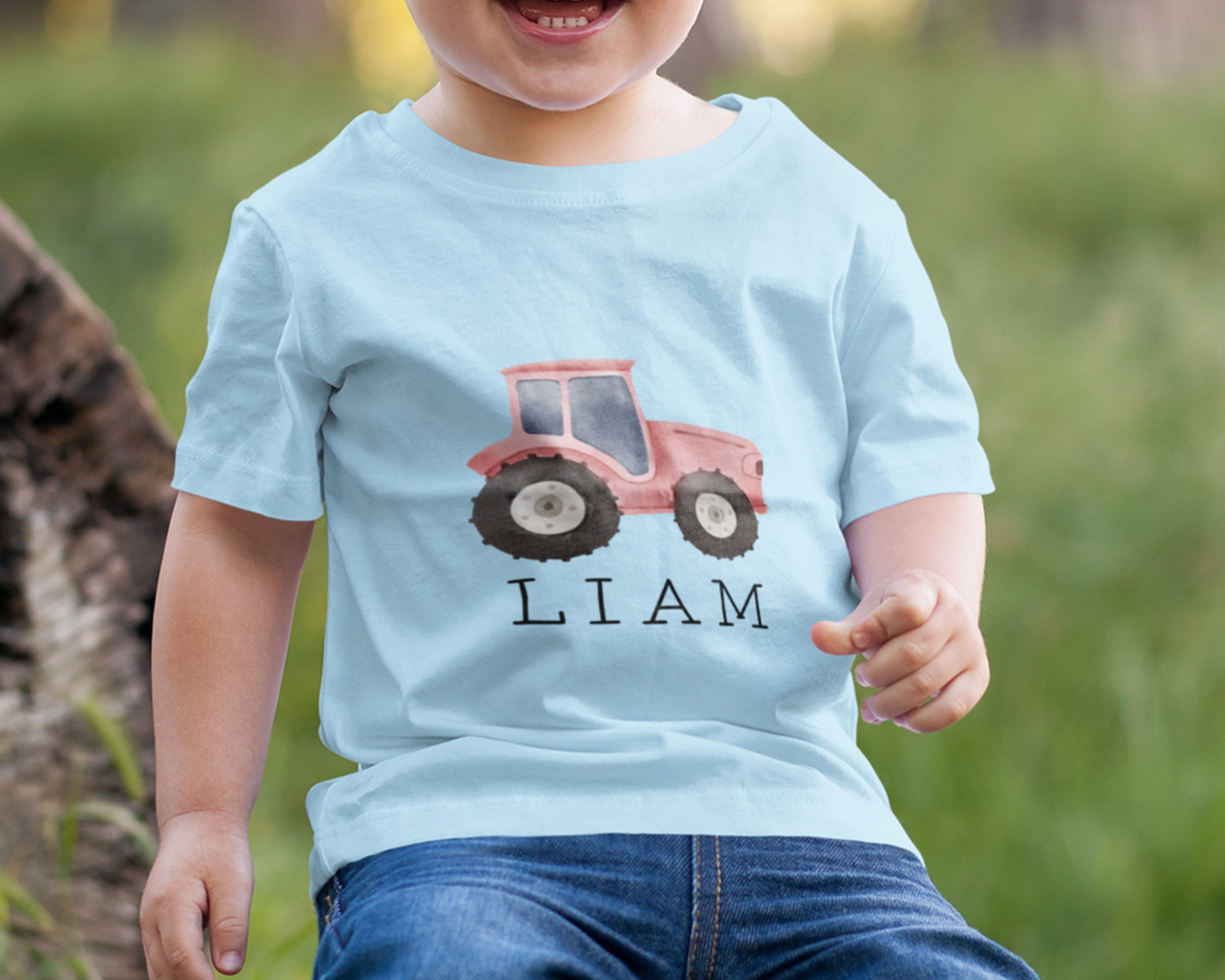 Custom Tractor Shirt, Tractor Toddler Shirt, Outdoors Kids Shirt ...