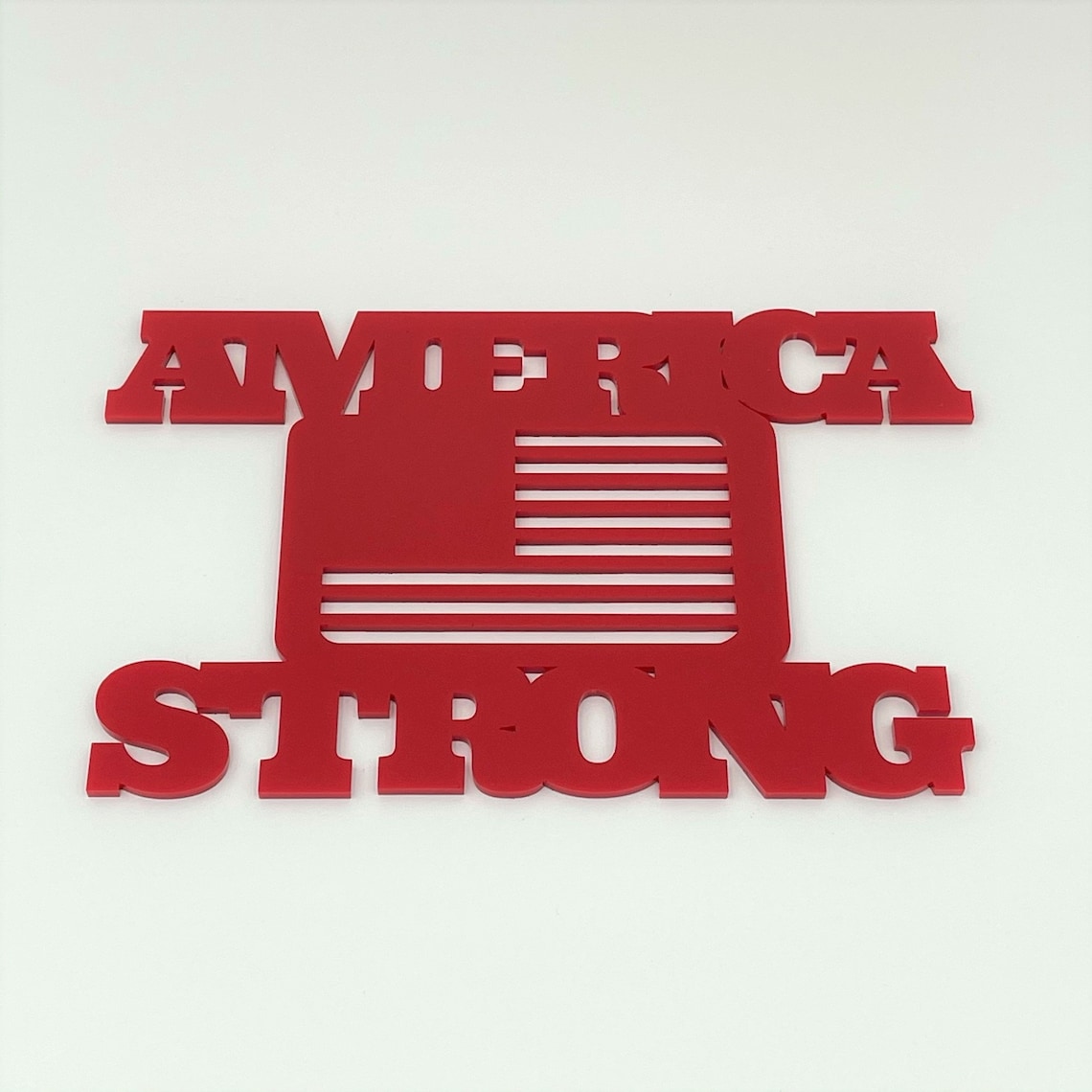America Strong Sign Acrylic Cutout Blanks Indoor or - Etsy
