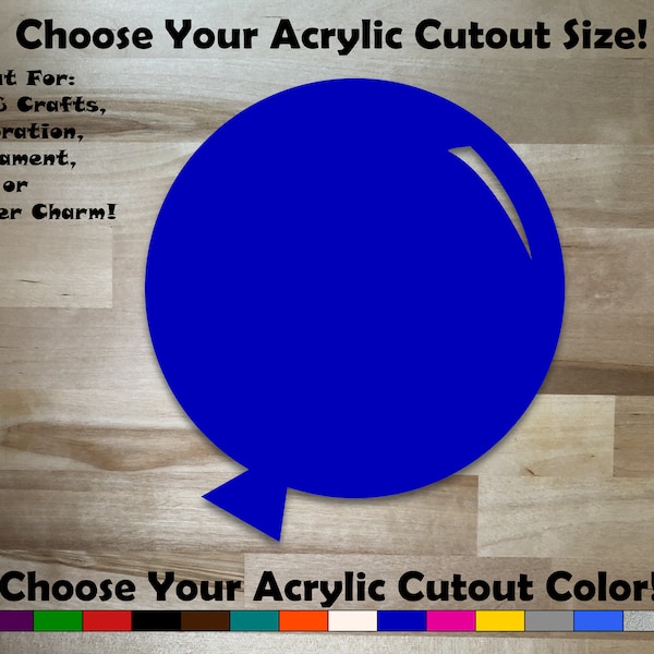 Acrylic Balloon Blanks - Etsy