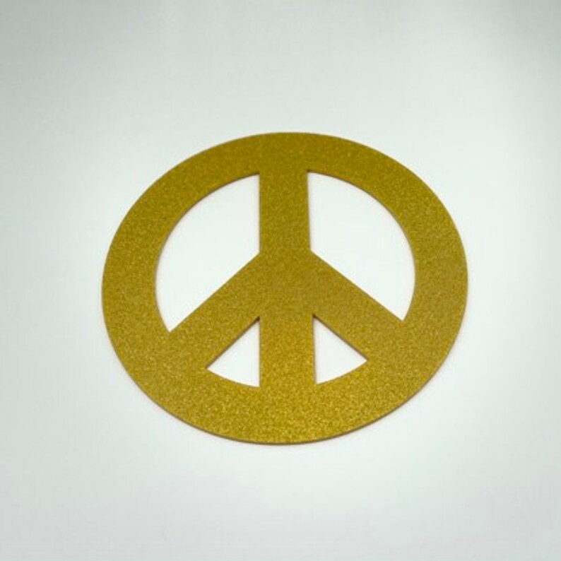 Peace Sign Shape Acrylic Cutout Blanks Indoor or Outdoor - Etsy