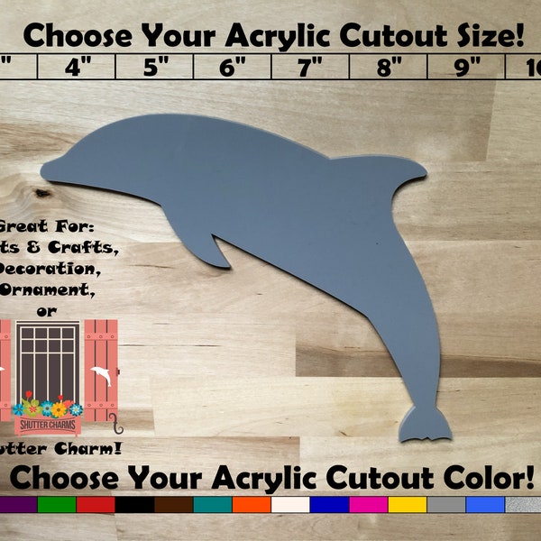 Dolphin Cut Outs - Etsy