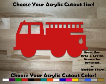 Fire Truck Cutout | Etsy