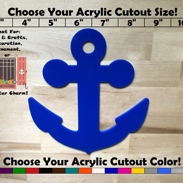 Anchor Cut Outs - Etsy