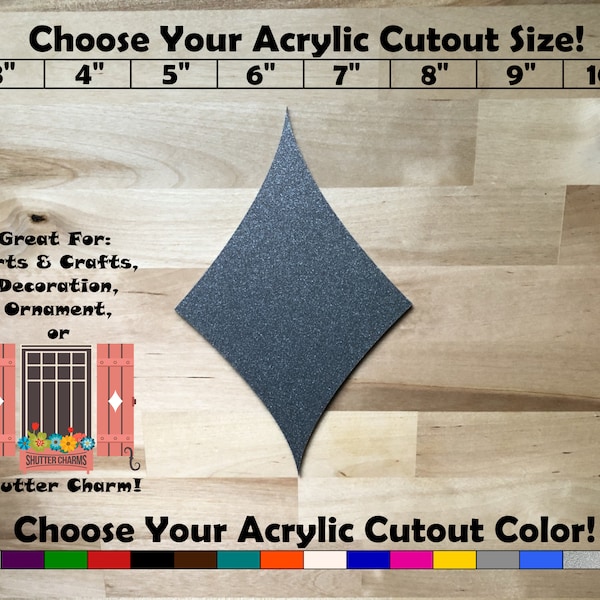 Diamond Cutout - Etsy