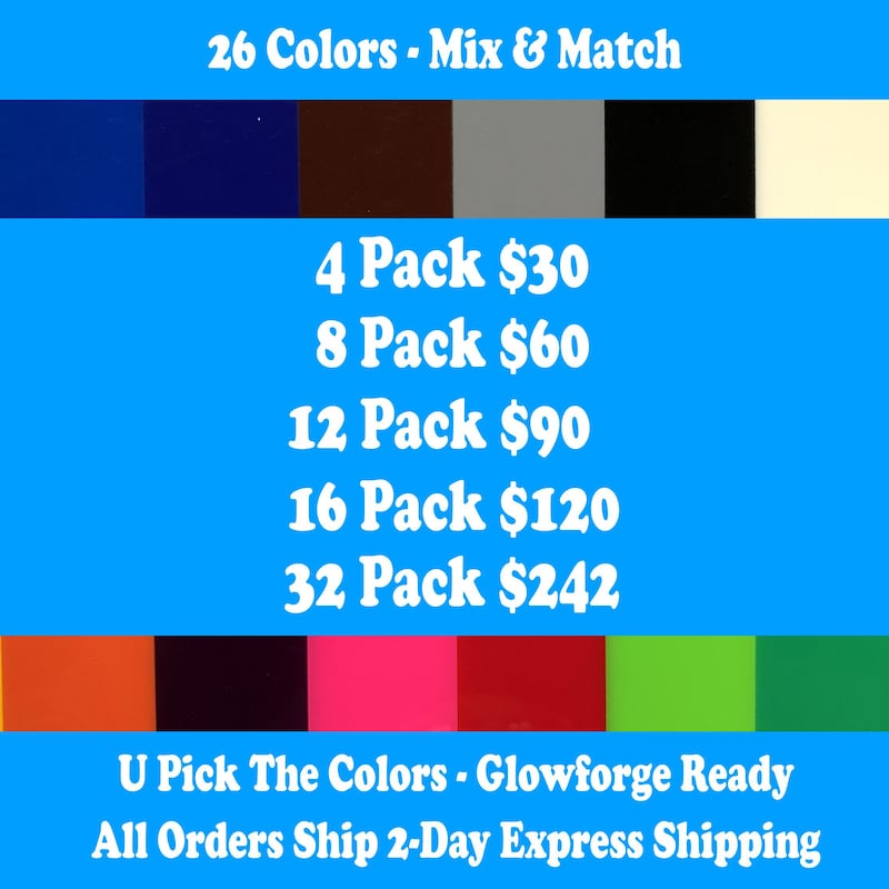 Acrylic Sheet Craft - Etsy