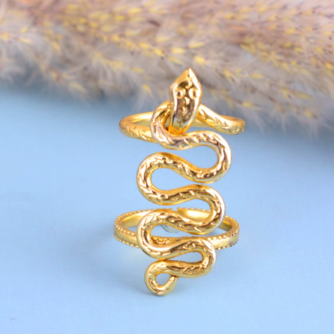 Snake Handmade Sterling Silver Men Ring Serpent Silver Ring - Etsy