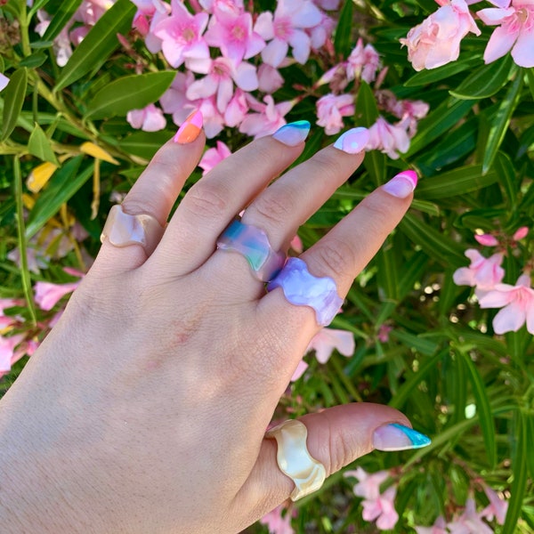 Resin Stacking Ring - Etsy
