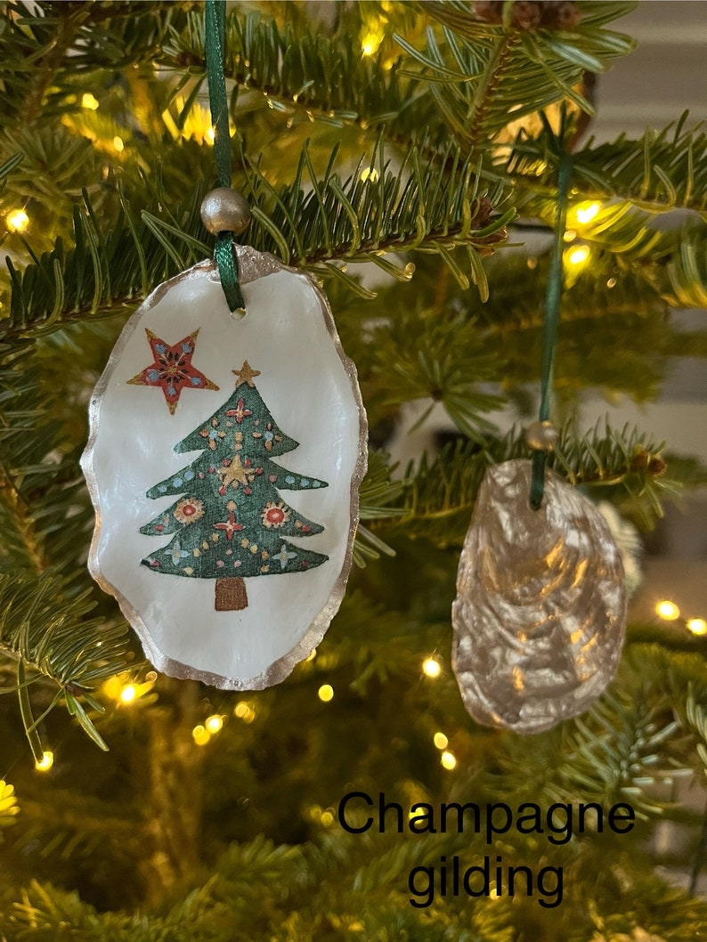 Nutcracker Ballet Oyster Shell Christmas Ornaments, Gift Boxed Set - Etsy