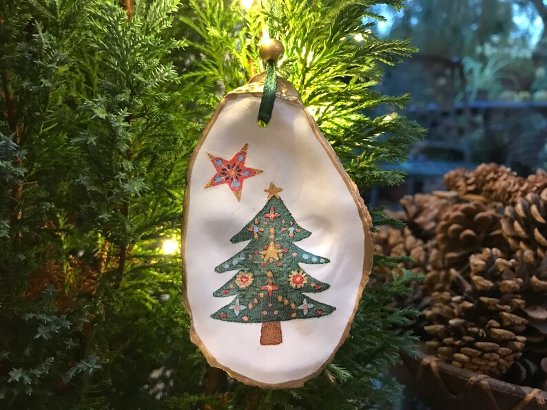 Nutcracker Ballet Oyster Shell Christmas Ornaments, Gift Boxed Set - Etsy