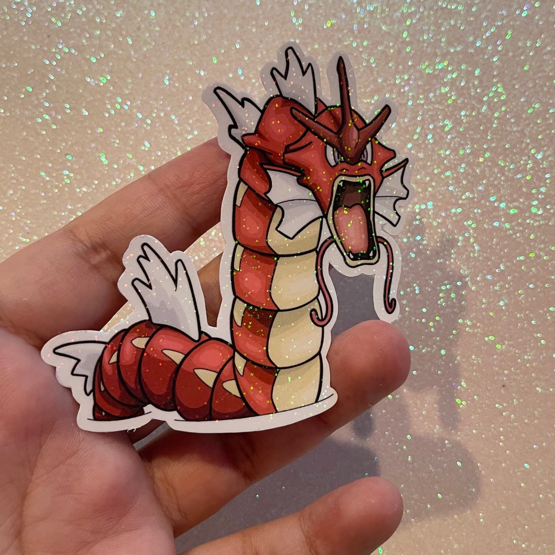 Shiny Gyarados 3 Sticker | Etsy