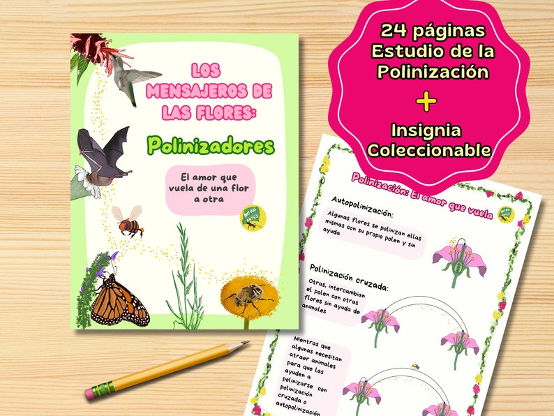 Polinización Para Niños. Relación Entre El Tipo De Polinizador Y Las ...