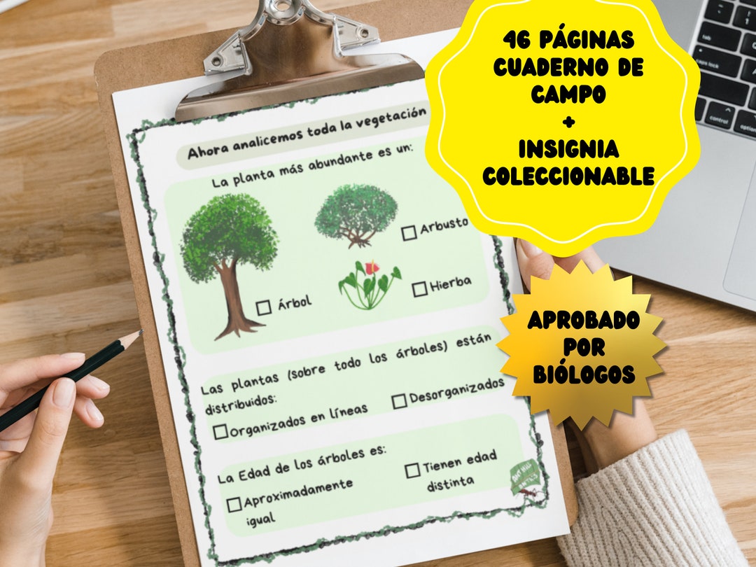 Cuaderno De Campo Para Niños. Exploración Al Aire Libre. Recurso ...