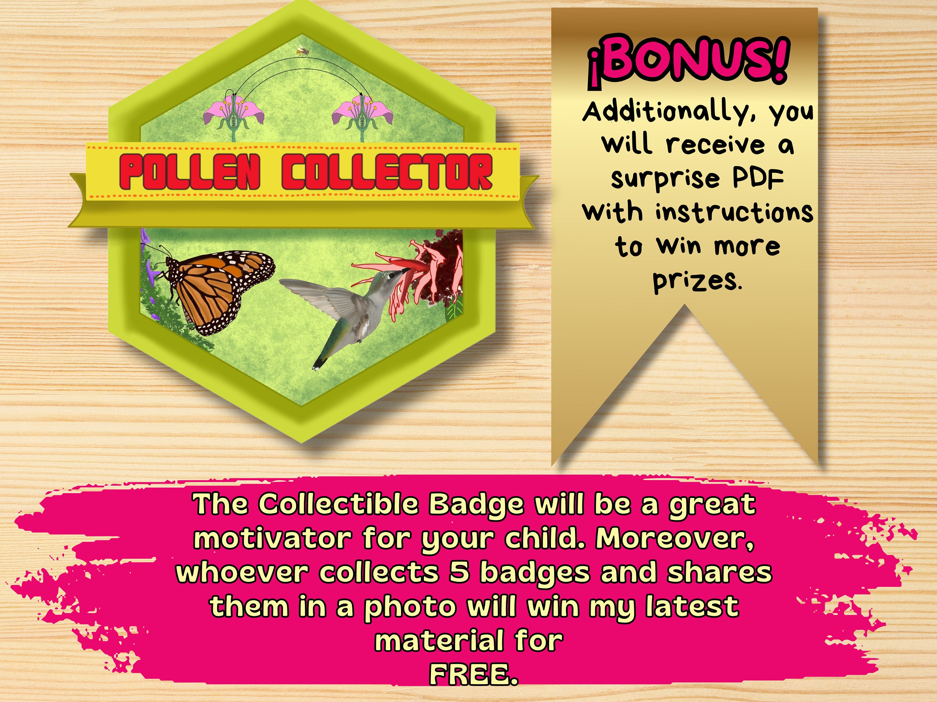 Pollination Study Unit: Printable Pollinators and Flower Anatomy for ...