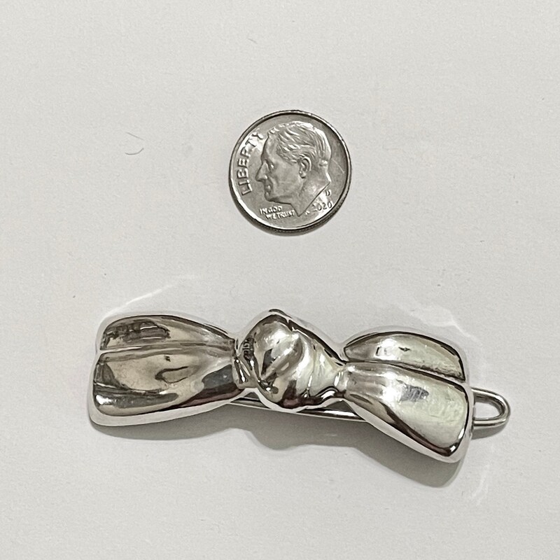 Silver Barrette - Etsy