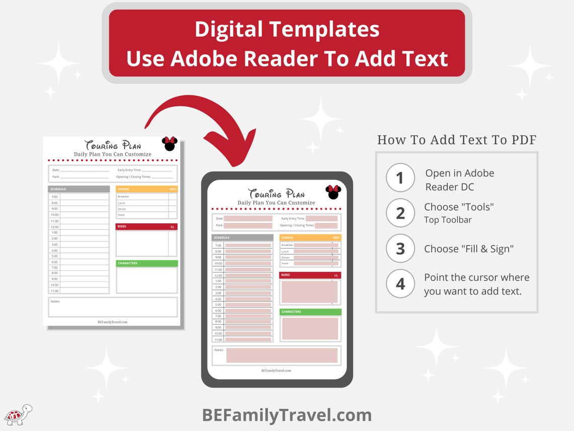 Disney World Planning Guide With Printable Worksheets Disney - Etsy