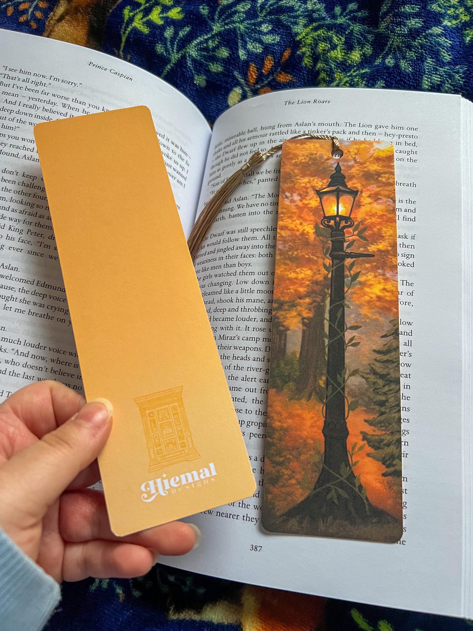 Narnia Autumn Lantern Waste Bookmark | Handmade Bookmarks | Narnia Gift ...