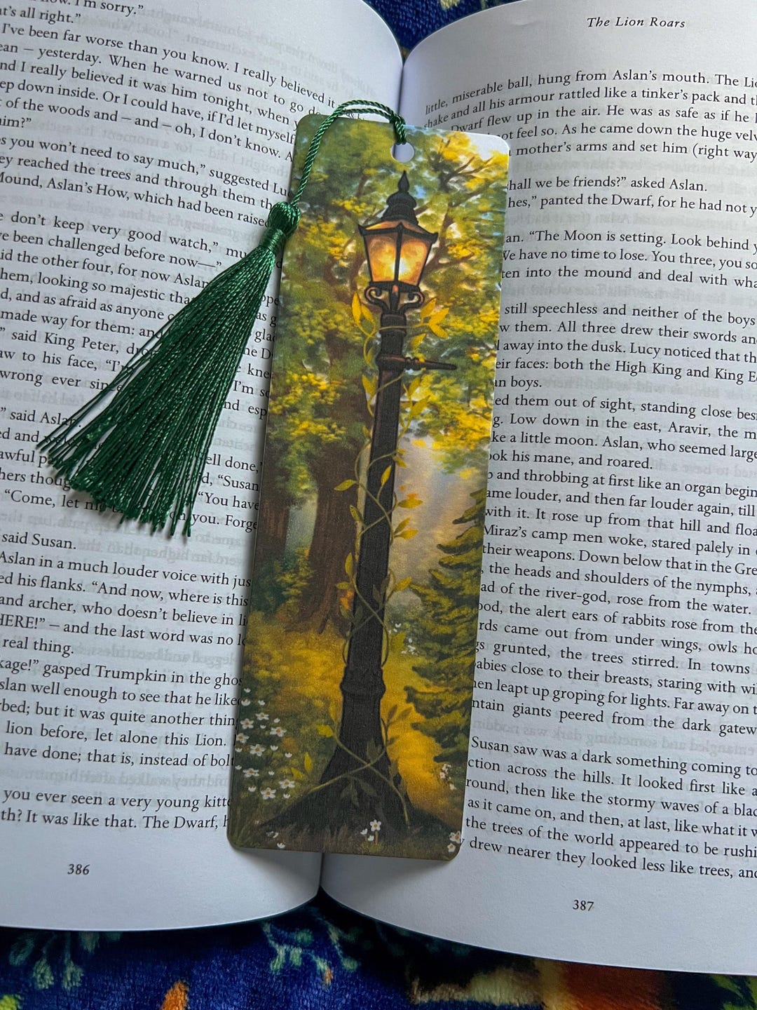 Narnia Spring Lantern Waste Bookmark | Handmade Bookmarks | Narnia Gift ...