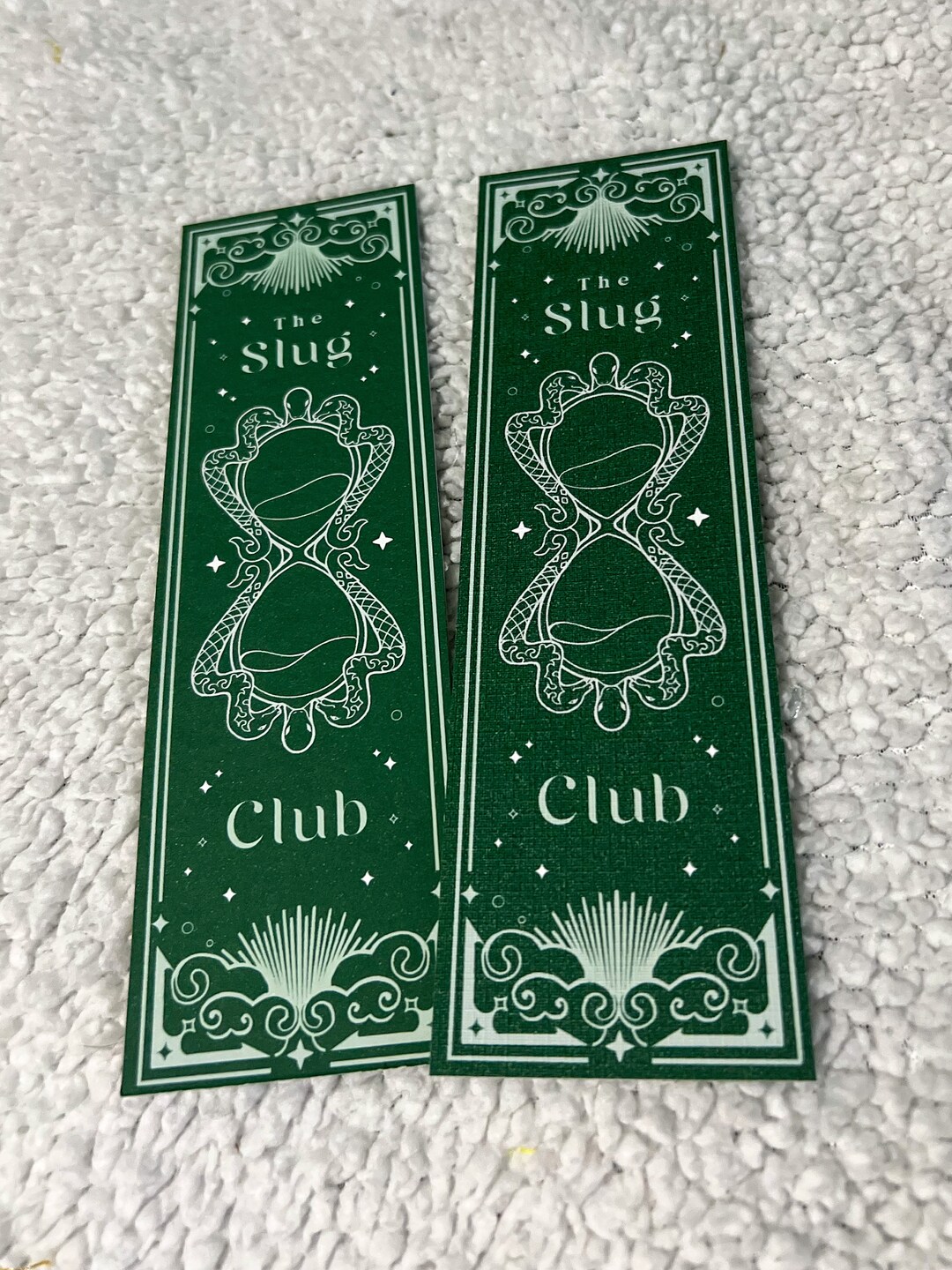 The Slug Club Bookmark Harry Potter Ts Handmade Bookmarks Book Lover Etsy
