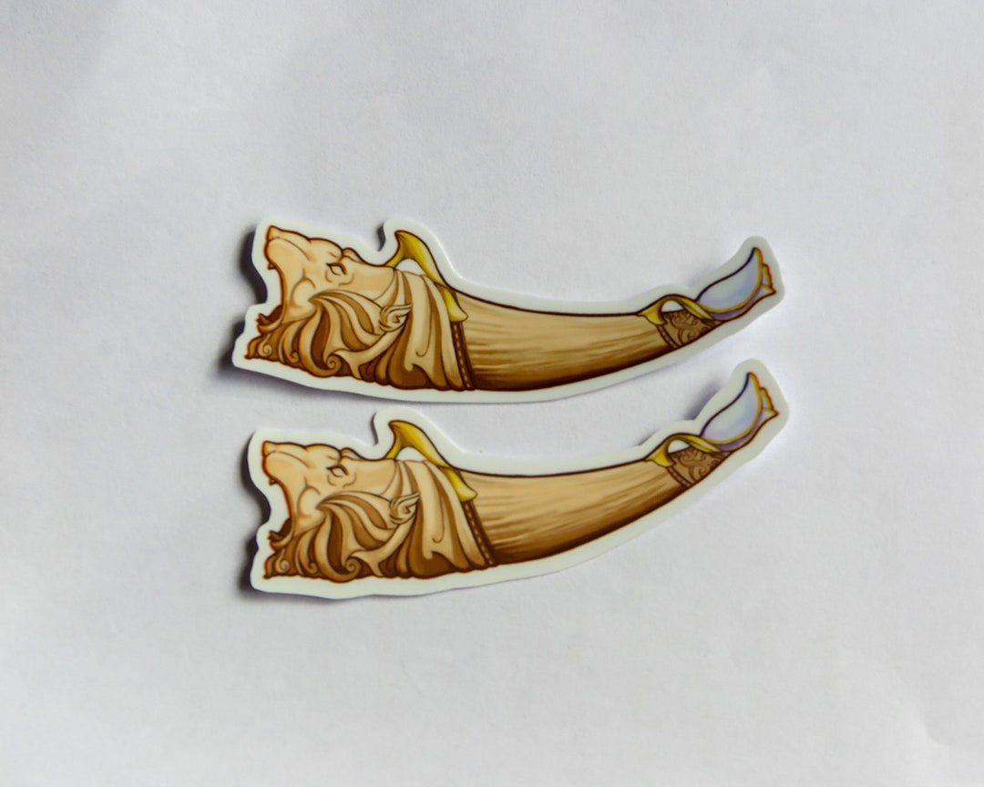 Susan’s Horn Sticker | Narnia Gift | Handmade Stickers - Etsy