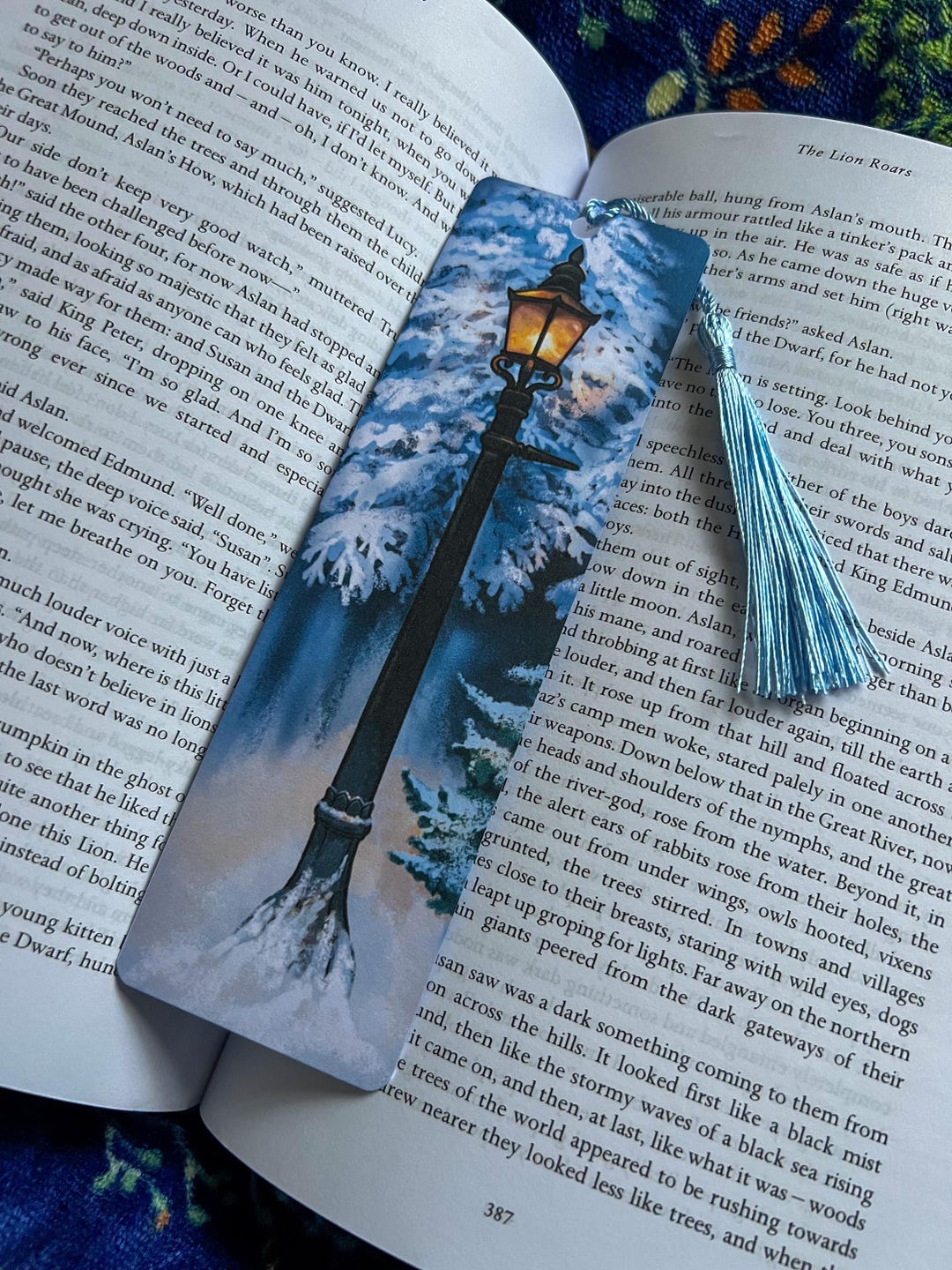 Narnia Snowy Lantern Waste Bookmark | Handmade Bookmarks | Narnia Gift ...