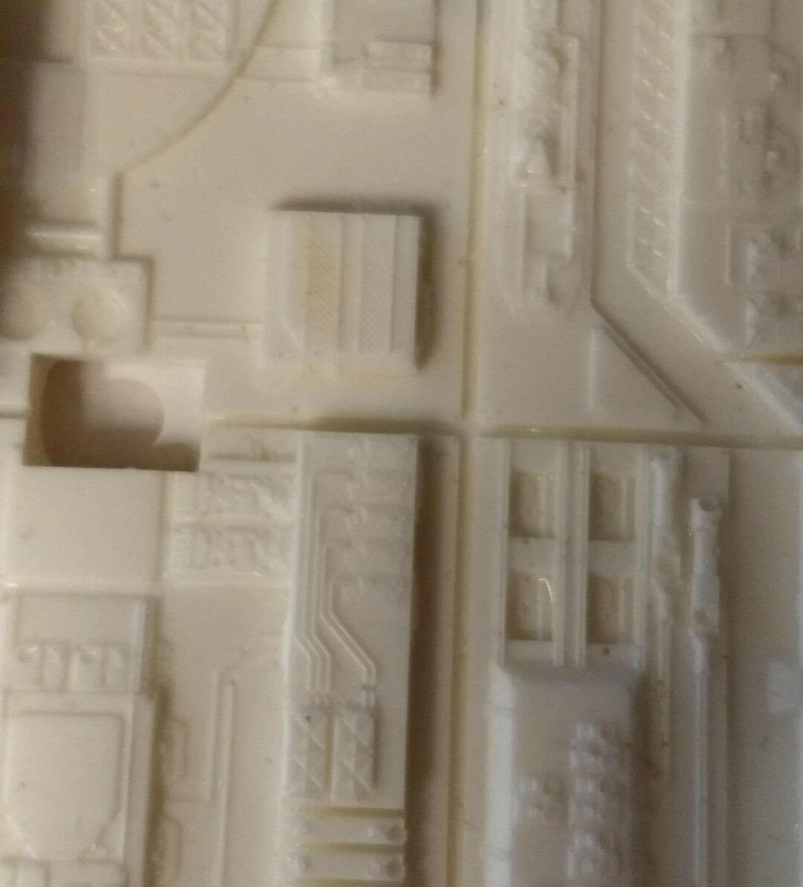30 Piece 1/72 Resin Death Star Wars Tiles for Bandai and Fine Molds ...