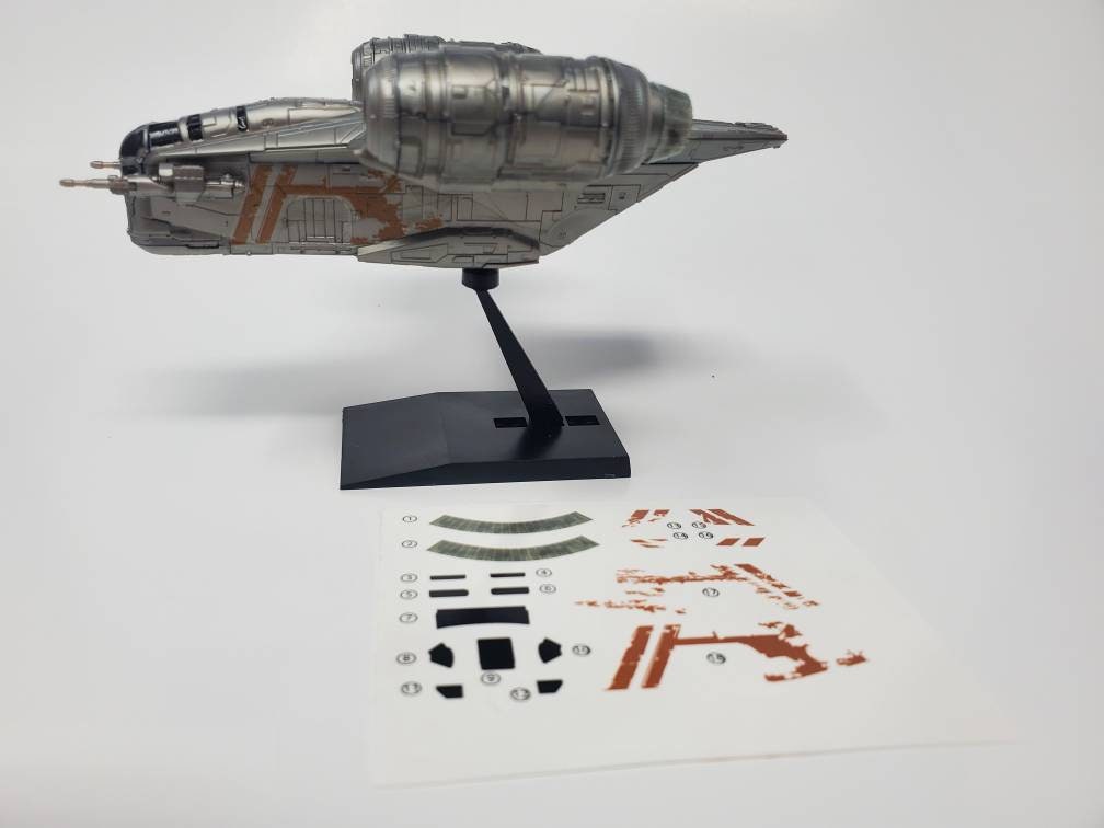 Star Wars Water Decals Bandai Razor Crest Vehicle Model 018 Ex018 ...