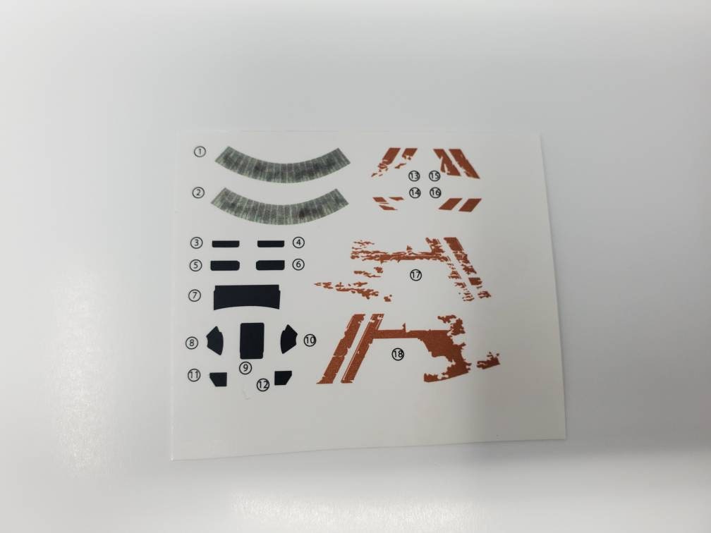 Star Wars Water Decals Bandai Razor Crest Vehicle Model 018 Ex018 ...