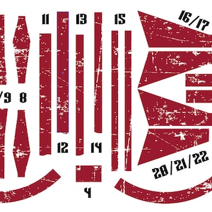 Star Wars Decals Bandai 1/1000 Blockade Runner - Red Vehicle Model 014 ...