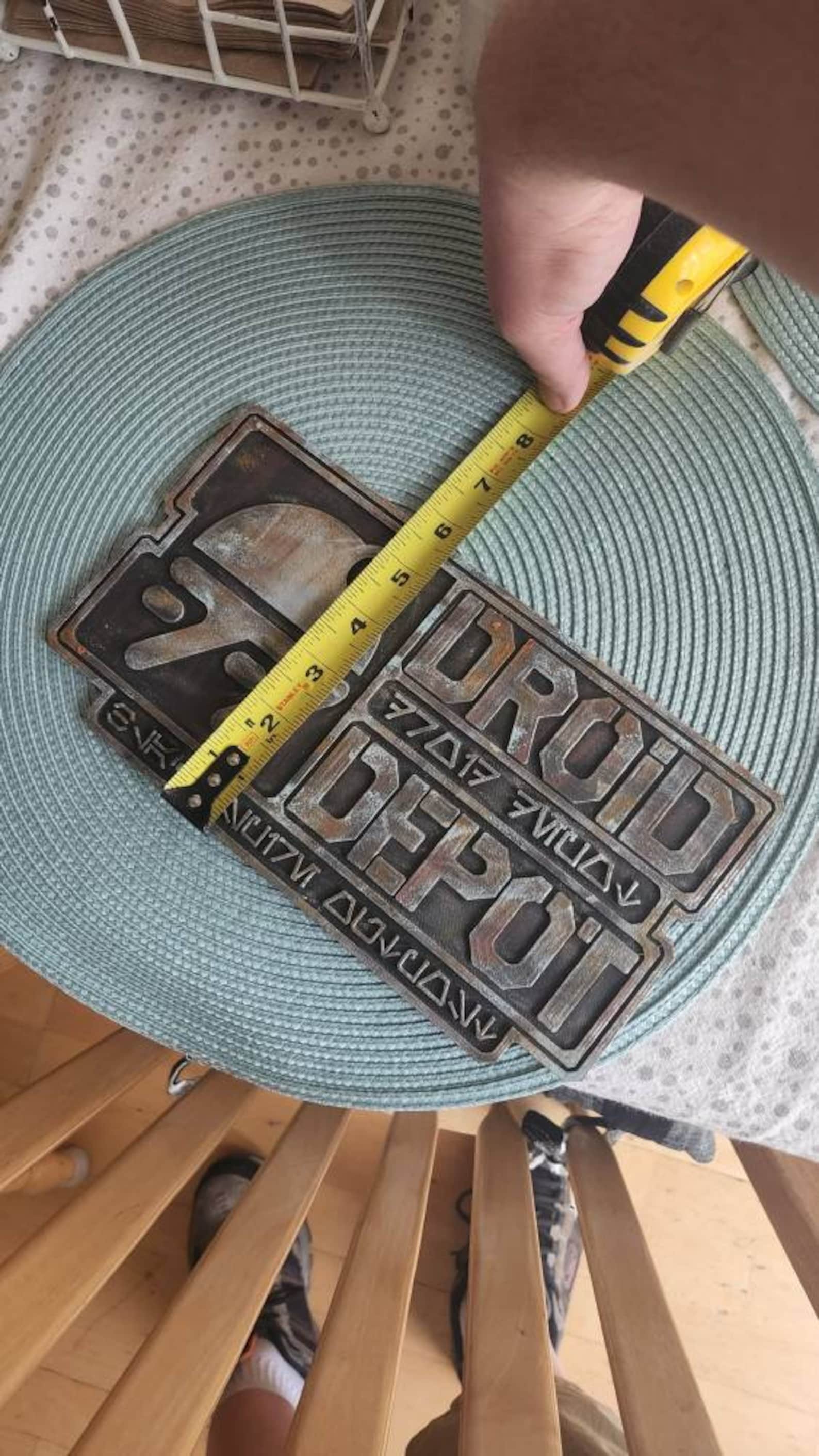 Droid Depot Inspired 3D Printed Sign Disneyland Disney World Galaxy's ...