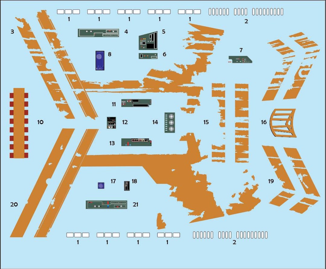 1/72 Scale Revell Razor Crest Decals Waterslide Mandalorian Star Wars ...