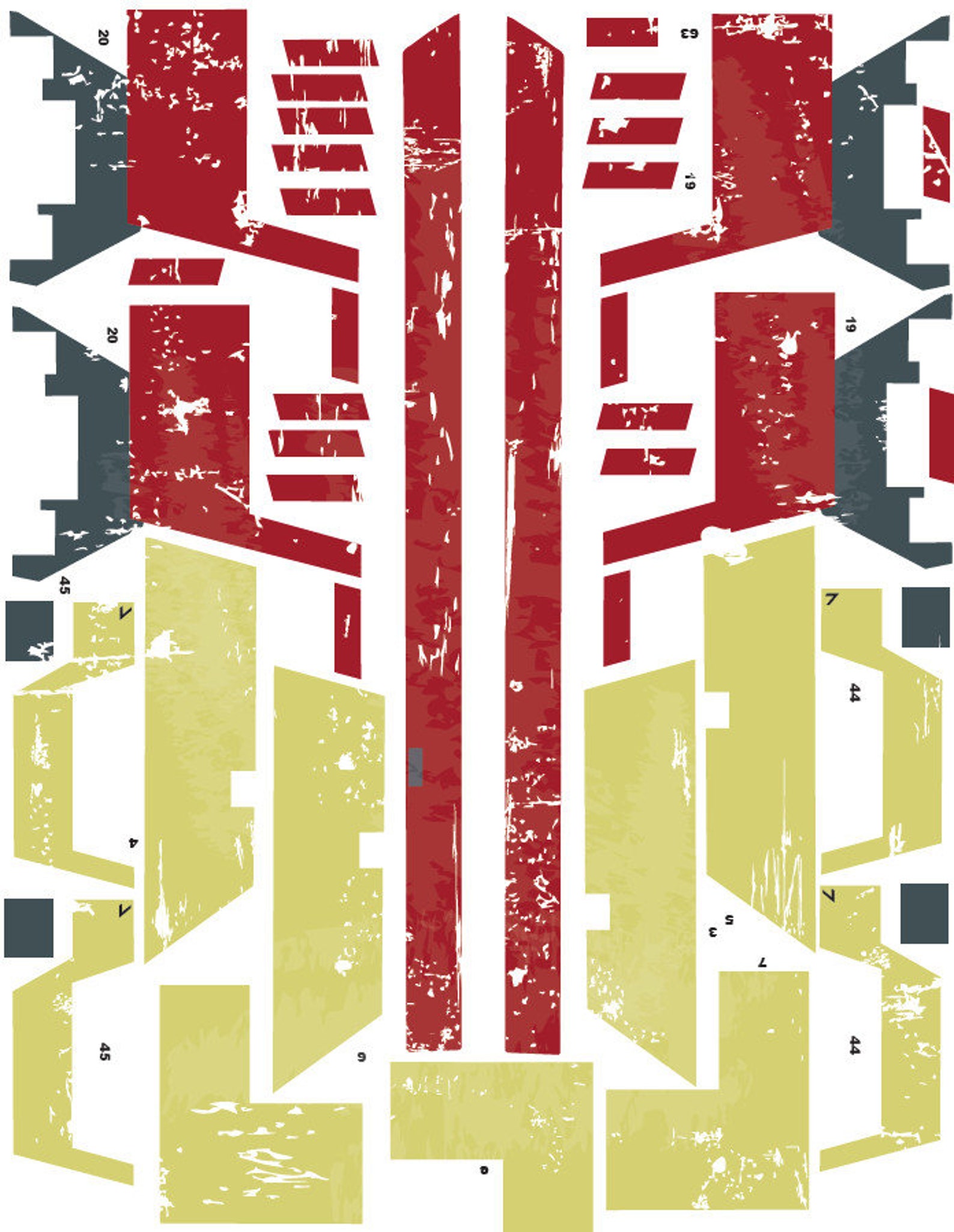 1/24 Rogue One Red Leader decals for Star Wars Studio Scale | Etsy