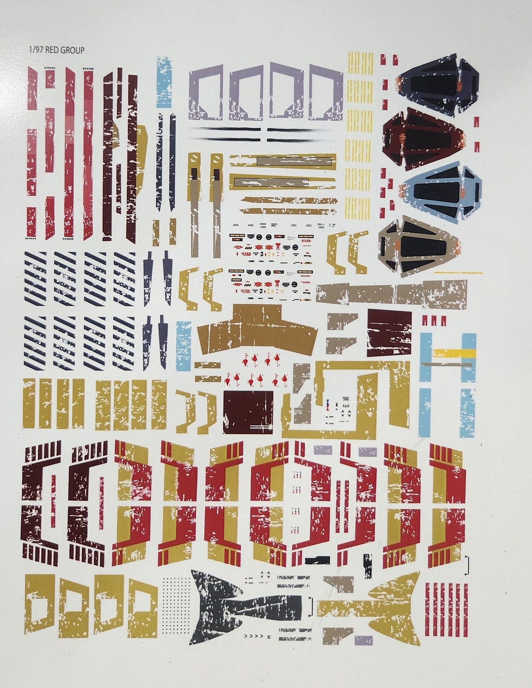 1/97 Red Leader Star Wars Inspired X Wing Decals - Etsy