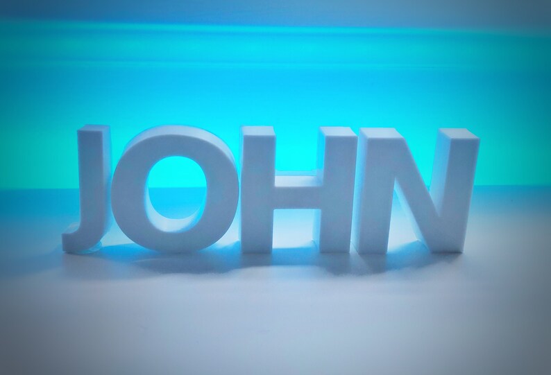 Customizable Name 3D Letters - Etsy Canada