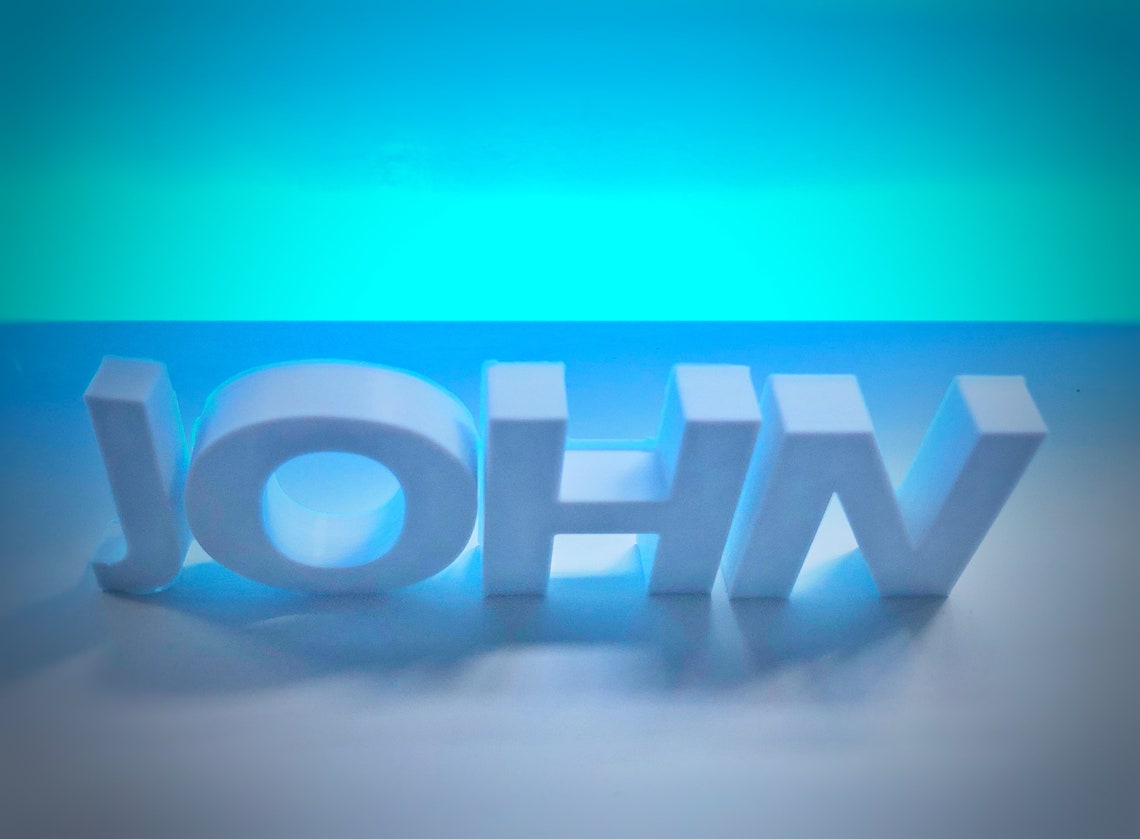 Customizable Name 3D Letters - Etsy Canada