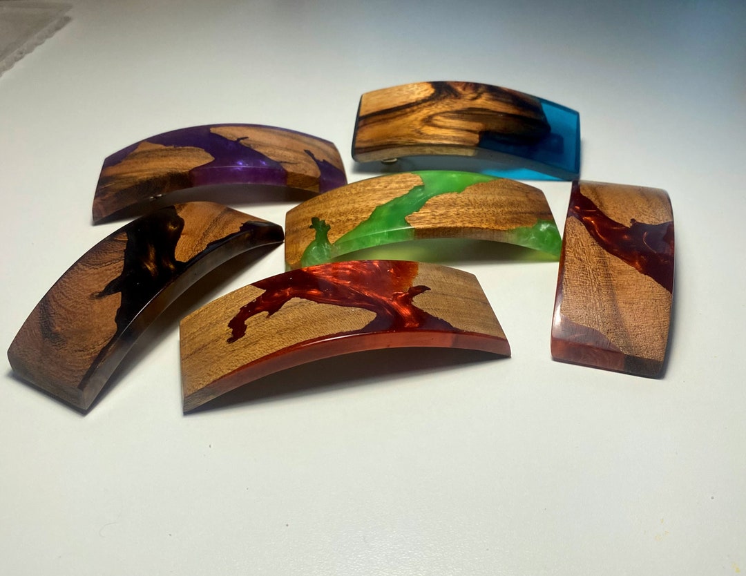 Large Wooden Hair Clip for Women/exclusive Hair Clip Wooden Hair Clip ...