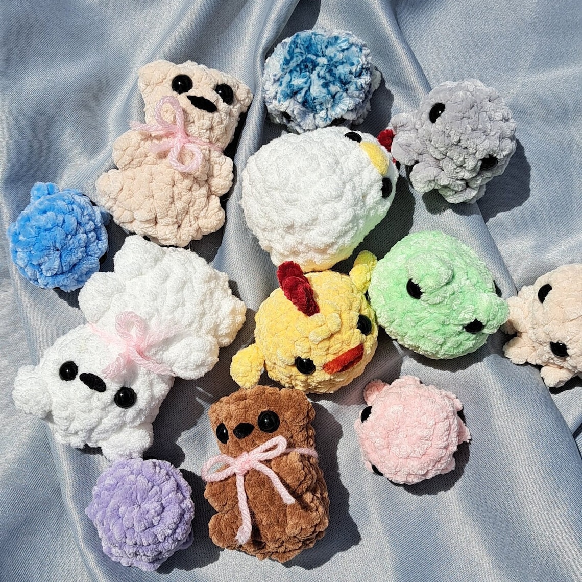 Mystery Crochet Plushies Cute Crochet Animals Crochet - Etsy