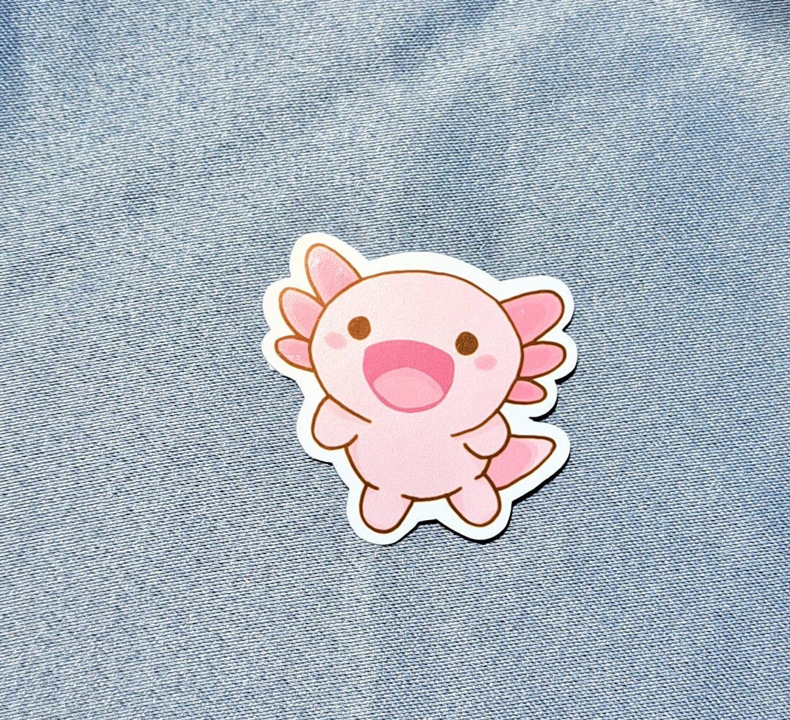 Axolotl Stickers | Sea Creature Stickers | Kawaii Stickers | Cute ...