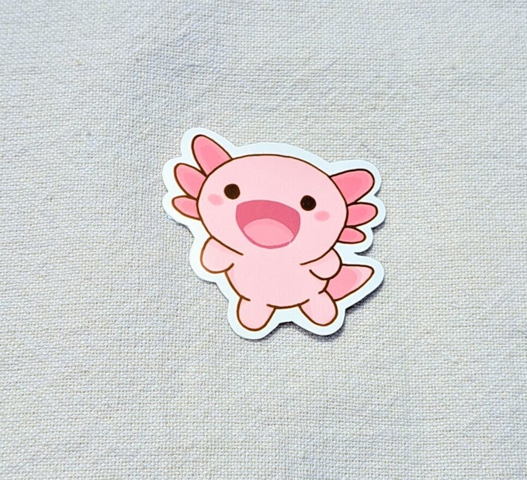 Axolotl Stickers | Sea Creature Stickers | Kawaii Stickers | Cute ...